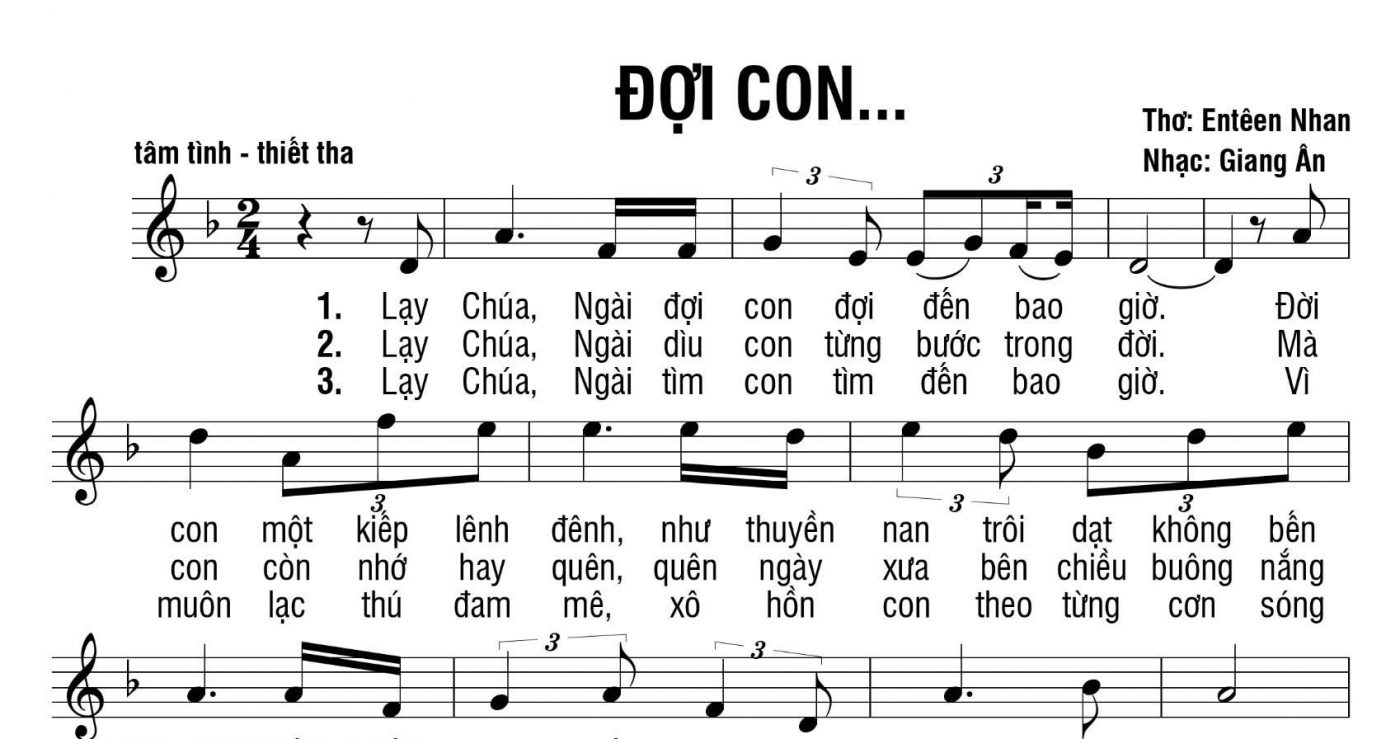 Đợi con – Hội Dòng Mến Thánh Giá Vinh